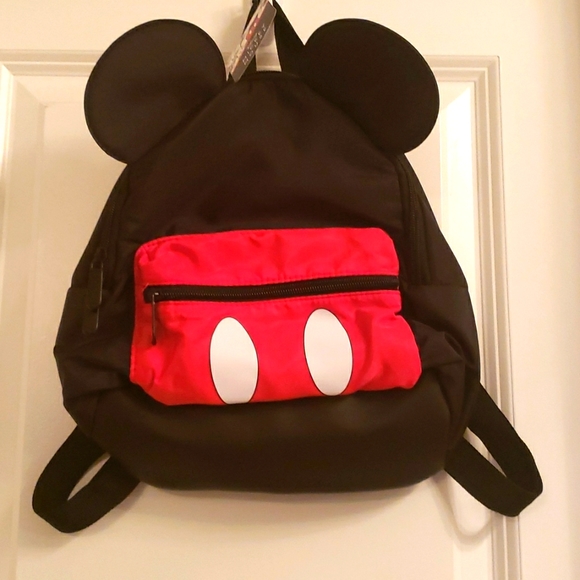 Bioworld | Bags | Mickey Mouse Soft Fabric Backpack New With Tags ...